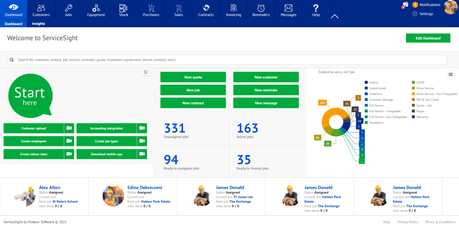 Protean Software | Leading Job Management Software