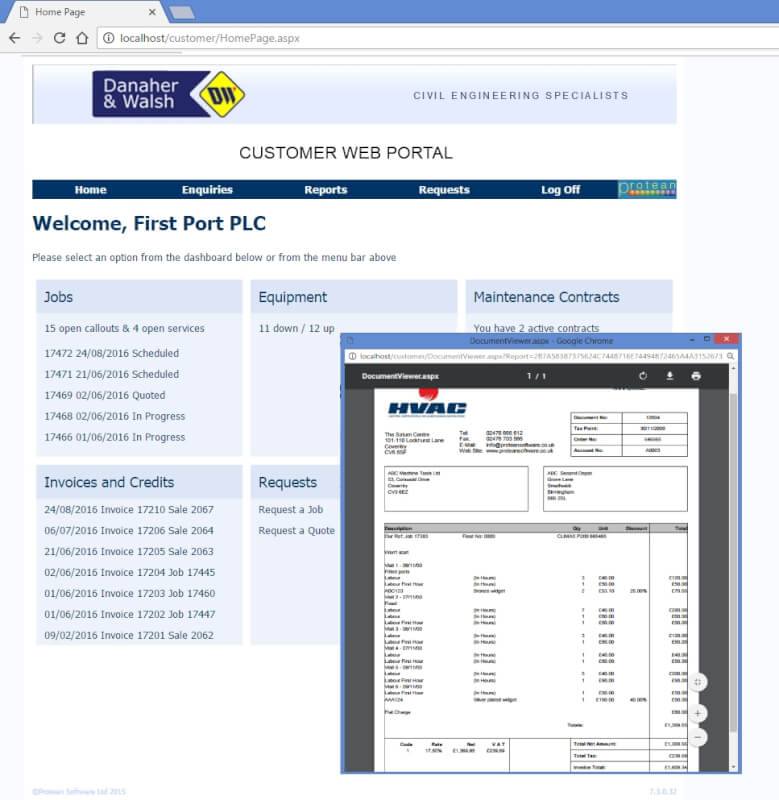 Protean Software | Leading Job Management Software