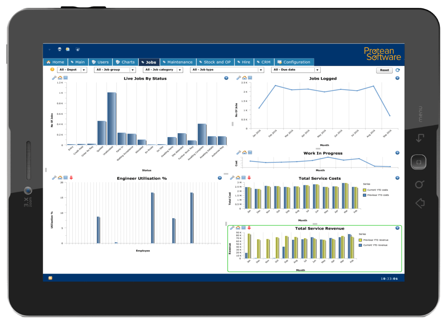 Protean Software | Leading Job Management Software